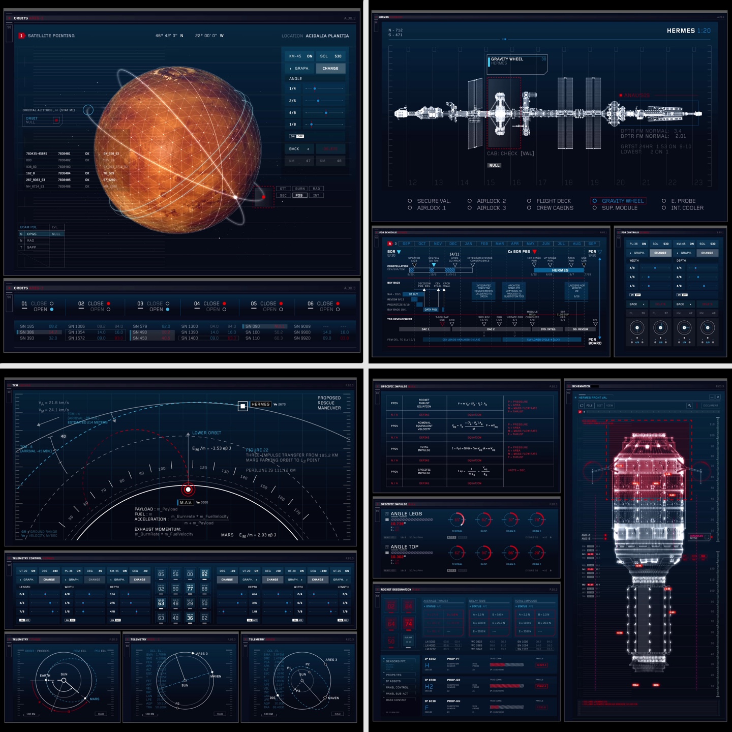 Cleared for launch – screen graphics for “The Martian” with Marti ...