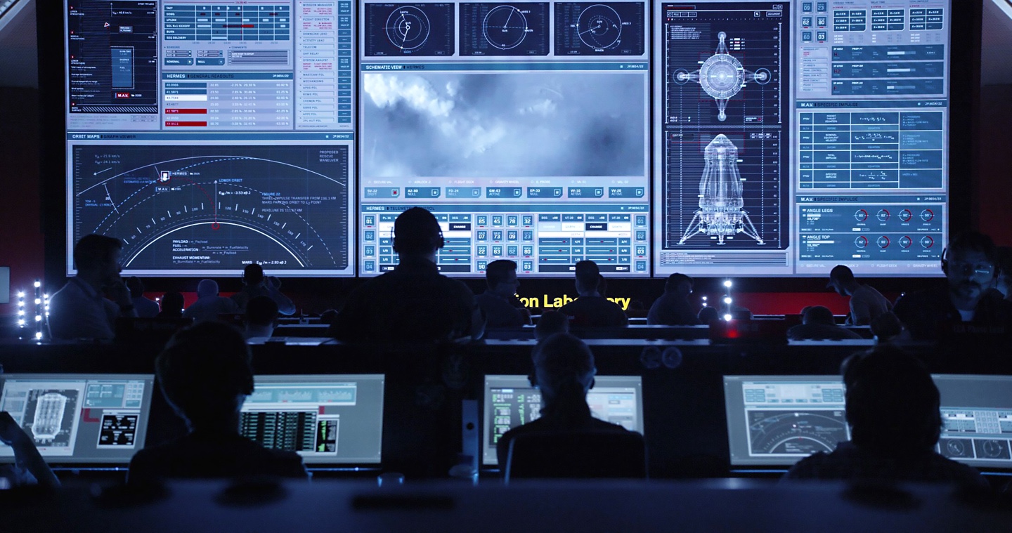 Cleared for launch – screen graphics for “The Martian” with Marti ...